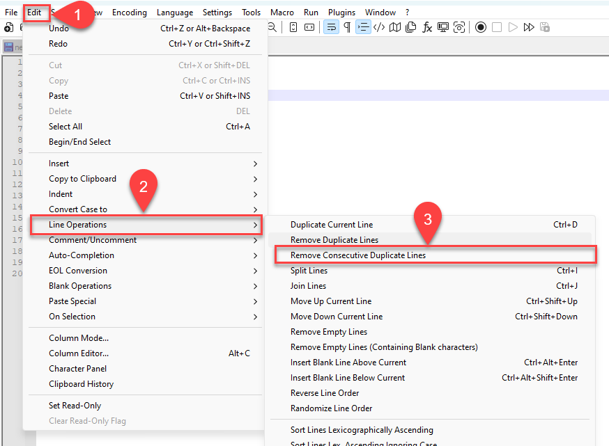Remove Duplicate Lines In Notepad DeveloperF1